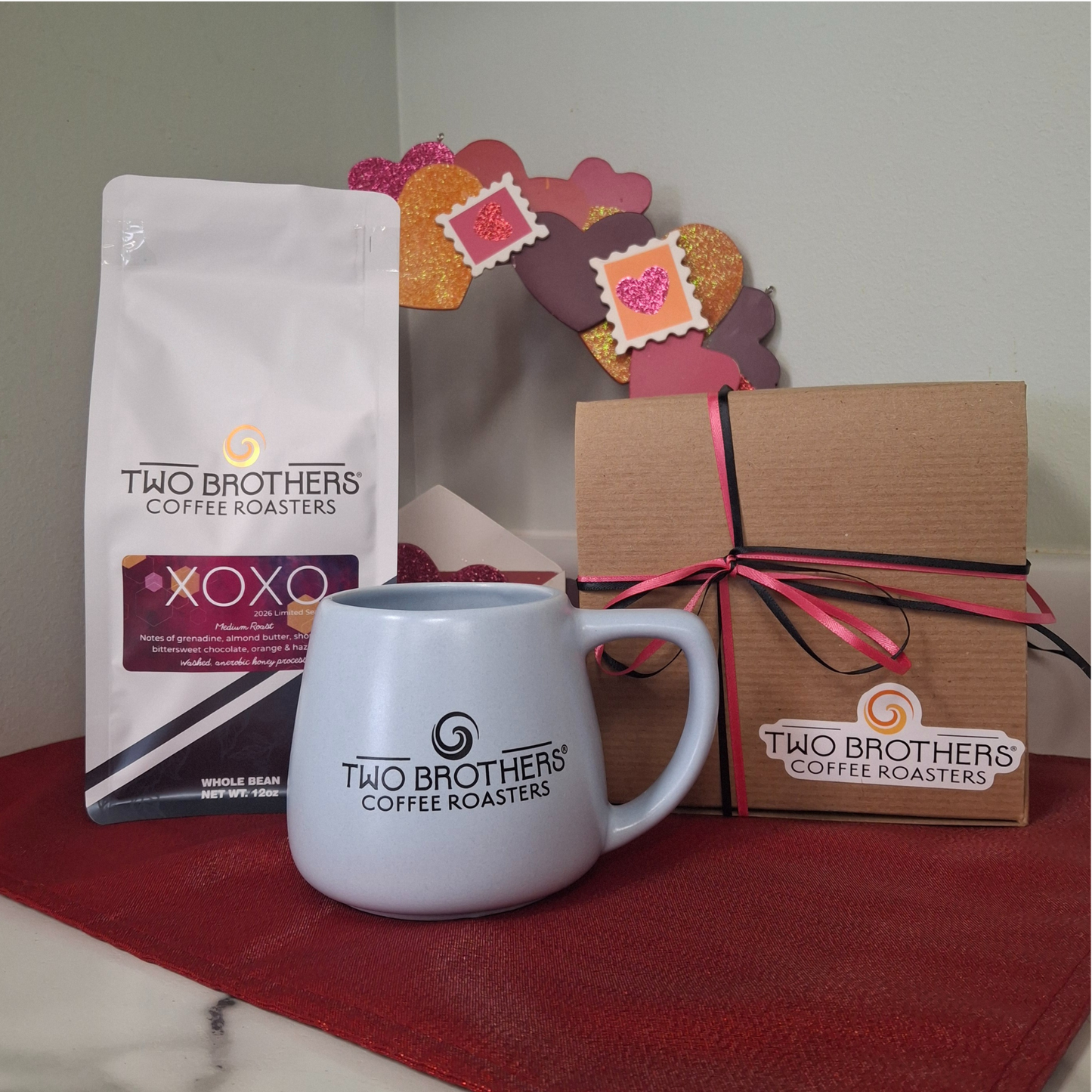 XOXO + Mug Gift – Two Brothers Coffee Roasters