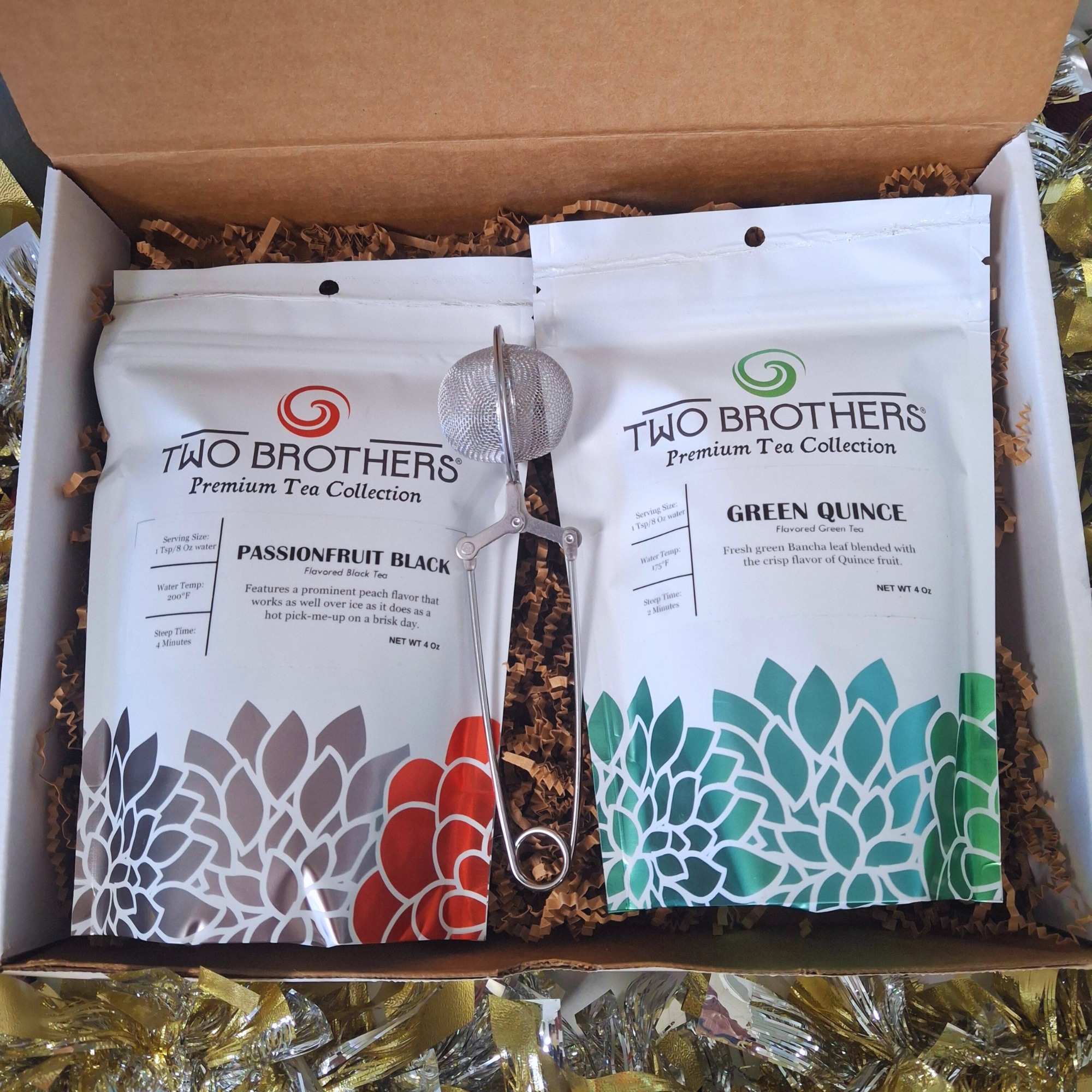 Black & Green Tea Gift Box – Two Brothers Coffee Roasters
